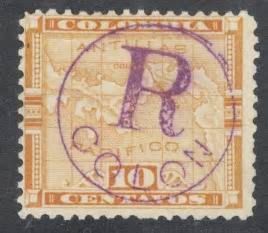 Stamp: "R" Colon Overprint (Panama(Colon City Issue) Mi:PA 22b,Sn:PA F2 ...