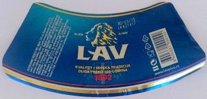 Drink Label: Lav (Pivara Čelarevo /Carlsberg Serbia/, SerbiaCol:RS-BEER ...