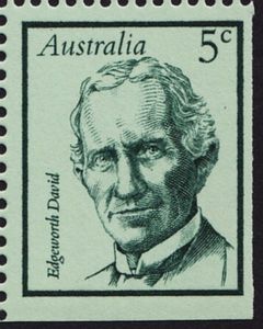 Stamp: Edgeworth David - Geologist - I(BR) (Australia(Famous ...