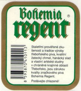 Drink Label: Hx10-Bohemia Regent světlý ležák 12 (Pivovar Regent Třeboň ...