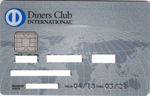 Bank Card: Diners Club International - 02/17/003 (Diners Club Bulgaria ...