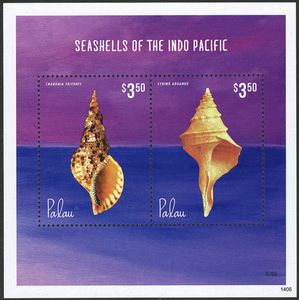 Stamp: Seashells of the Indo Pacific (Palau(Seashells of the Indo ...