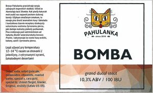 Drink Label: Bomba (Pahulanka Home Brewery, BelarusCol:BY-BEER-001922