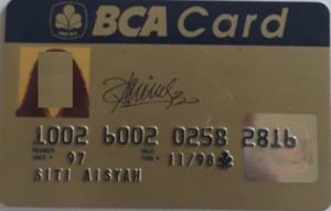 Bank Card: BCA Card (Bank Central Asia, IndonesiaCol:ID-GM-0072