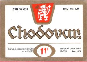 Drink Label: E01-Chodovar 11 (Pivovar Chodovar Chodová Planá, Czech ...