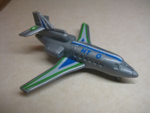 Meal Toy: Plane falcon 50 (grey) (Kinder Surprise, Europe(Kinder ...