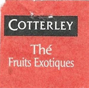 Thee label: Thé Fruits Exotiques (Cotterley, FrankrijkCol:TL-FR-0273