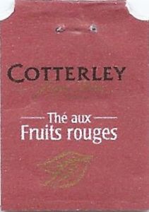 Tea Label: Thé auxFruits rouges (Cotterley, FranceCol:TL-FR-0280