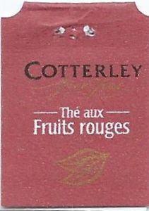 Tea Label: Thé auxFruits rouges (Cotterley, FranceCol:TL-FR-0280