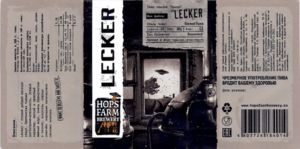 Drink Label: Lecker (Hops Farm Brewery, RussiaCol:RU-BEER-006635