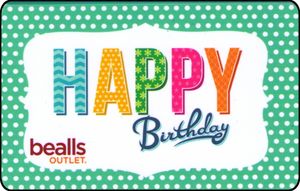 Gift Card: Happy Birthday (Bealls Outlet, United States of America ...