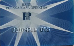 Bank Card: Pekao (Bank Polska Kasa Opieki SA/Bank Pekao SA, PolandCol ...