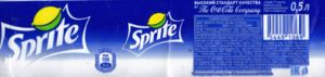 Etiqueta de bebida: Sprite (Coca-Cola HBC Eurasia, RusiaCol:RU-SODA-000577