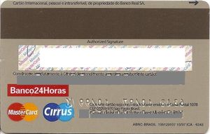 Bank Card: Banco Real (Banco Real, BrazilCol:BR-MC-0081
