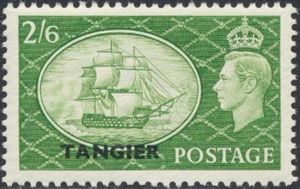 Timbre: King George VI - HMS Victory (Maroc, Tanger : bureau anglais ...