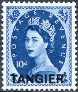 Stamp: Queen Elizabeth II (Tangier, British Post Office(Queen Elizabeth ...