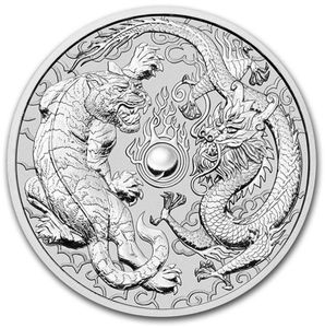 Coin: 1 Dollar (Dragon & Tiger Bullion) (Australia(Bullion - Dragon)