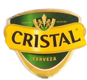 Drink Label: Cristal Cerveza (Embotelladoras CCU S.A., ChileCol:CL-BEER ...
