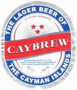 Drink Label: Caybrew (Cayman Islands Brewery Ltd, Cayman IslandsCol:KY ...