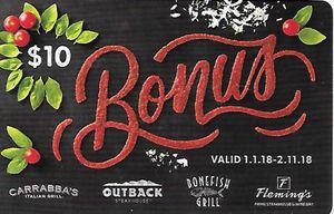 Functional Card: Bonus Card (Restaurants and Cafes, United States of ...