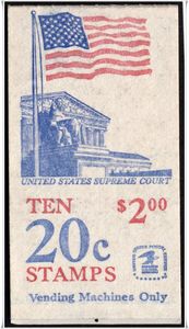 Stamp: Flag over Supreme Court (United States of America) (Unexploded ...