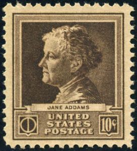 Stamp: Jane Addams (1860-1935) (United States of America(Famous ...