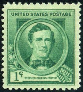 Stamp: Stephen Collins Foster (1826-1864) (United States of America ...