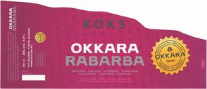 Drink Label: Okkara Rabarba (Okkara Bryggjað, Faroe IslandsCol:FO-BEER ...