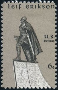 Stamp: Leif Erikson Commemoration (United States of AmericaMi:US 967,Sn ...