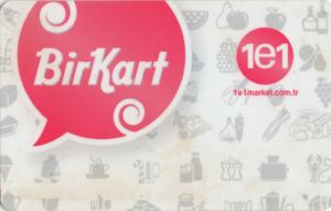 Functional Card: 1e1 (Shops - Supermarkets, Türkiye (Turkey)(BirKart ...