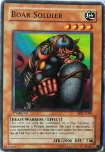 Tarjeta de juego: Boar Soldier (Yu-Gi-Oh(Spell Ruler - 1st Edition (MRL ...