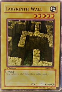 Tarjeta de juego: Labyrinth Wall (Yu-Gi-Oh(Spell Ruler - 1st Edition ...