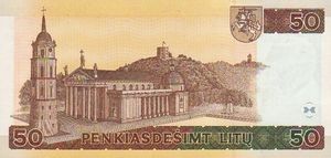 Banknote: 50 Litu (Lithuania(2001-2003 Litas Issue) Wor:P-67r