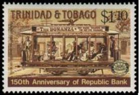 Stamp: Belmont Tramway Company Tramcar (Trinidad and Tobago(150th ...