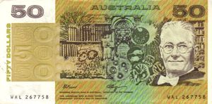 Banknote: 50 Dollars (Australia(1974-1994 ND Issue) Wor:P-47g