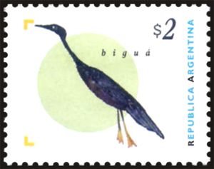 Stamp: Neotropic Cormorant (Nannopterum brasilianum) (Argentina ...