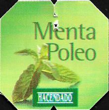 Tea Label: Menta Poleo (Hacendado, SpainCol:TL-ES-0226