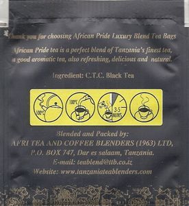 Tea Bag: tea bags Luxury Blend, bs m, mat (african pride, TanzaniaCol ...