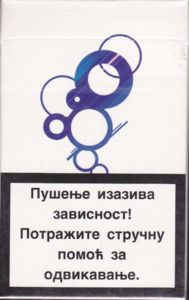 Cigarette Pack: Monus Blue (YugoslaviaCol:YU-CT-0057 🚬