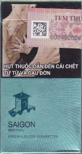 香烟包装: Saigon Menthol (越南Col:VN-CT-0002 🚬