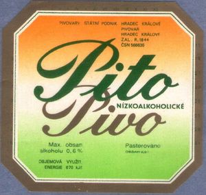 Drink Label: P2-Pito (Pivovar Hradec Králové /closed/, Czech ...