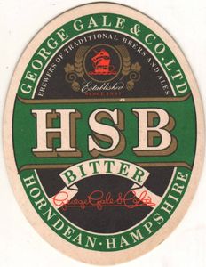 Beer Coaster: Hsb (George Gale & Co. Brewery, United Kingdom of Great ...
