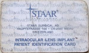 Functional Card: Staar - Patient Identification Card (Hospitals and ...