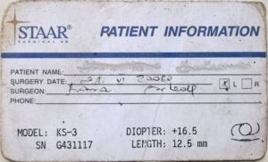 Functional Card: Staar - Patient Identification Card (Hospitals and ...