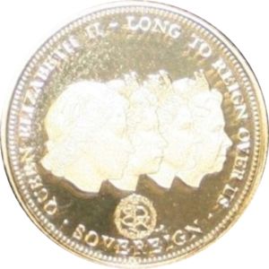 Coin: 1 Sovereign (Four Portraits) (Tristan da Cunha(TCS-003 - One ...