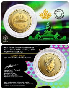 Coin: 150 Dollars (Voyageur) (Canada(2017 - 150th Anniversary of ...