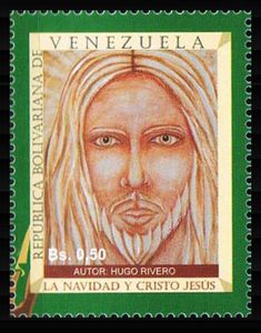 Stamp: Religious Art by Hugo Rivero (Venezuela(Christmas 2009) Mi:VE ...