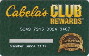 Functional Card: Cabelas Club Rewards (Shops - Supermarkets, Canada ...