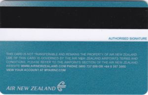 Functional Card: Air New Zealand. Airpoints (Airlines, New Zealand(Air ...