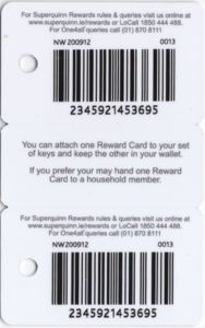 Functional Card: Superquinn Reward Card One4all (Shops - Supermarkets ...